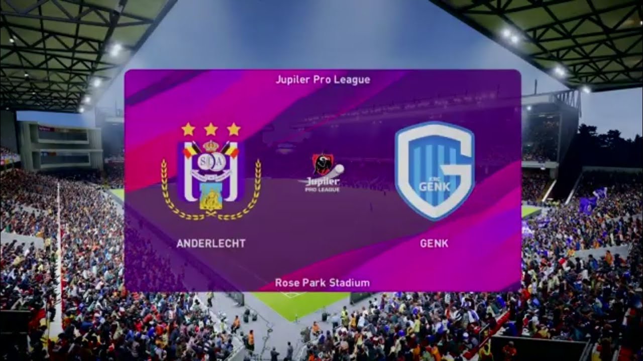 Anderlecht vs Genk | PES 20 Ligue Junpiler Live Gameplay - YouTube
