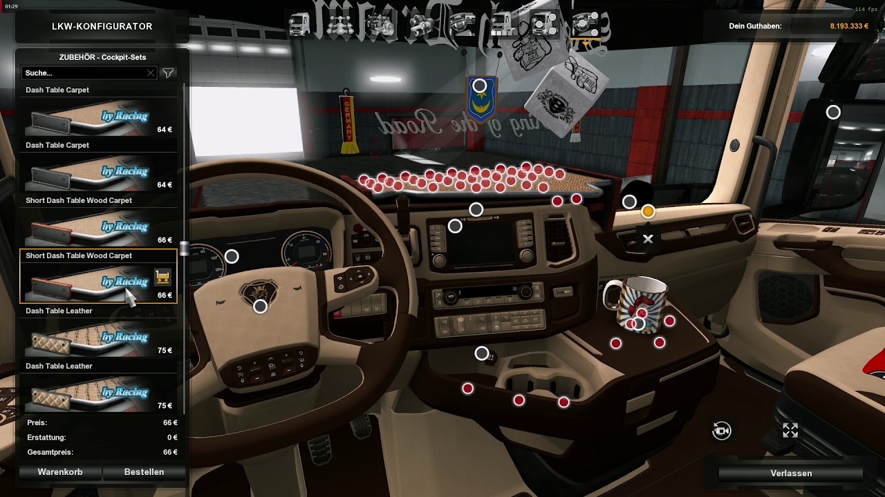 Truck Tables v7.0 by Racing now for Scania NGT by HRS Mods - YouTube