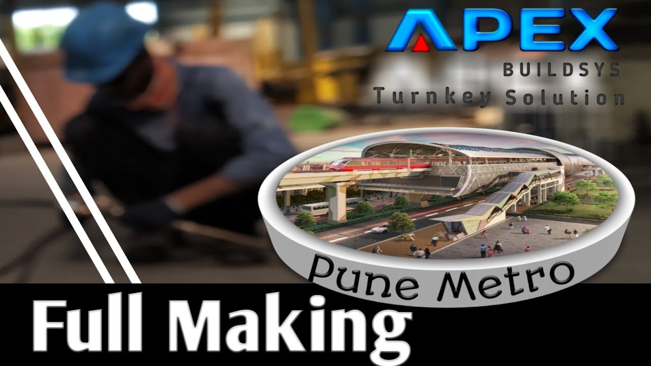 Making Of Pune Metro Station l Pipe Bending l Apex Buildsys Ltd. - YouTube