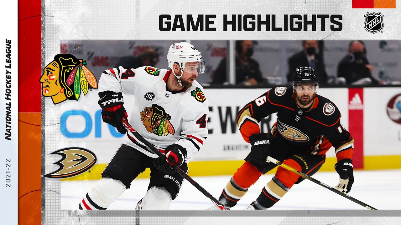 Blackhawks @ Ducks 3/23 | NHL Highlights 2022 - YouTube