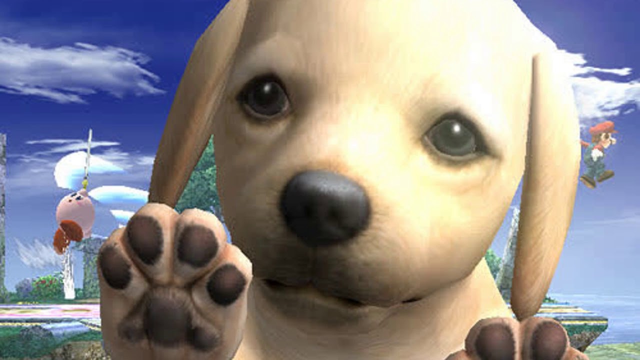 Super Smash Bros. Brawl Nintendog Voice Clips - YouTube