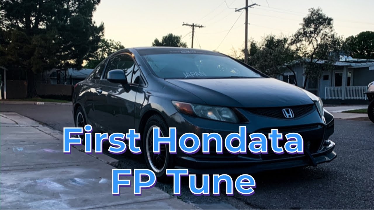Boosted R18 First Tune on Hondata FP - YouTube