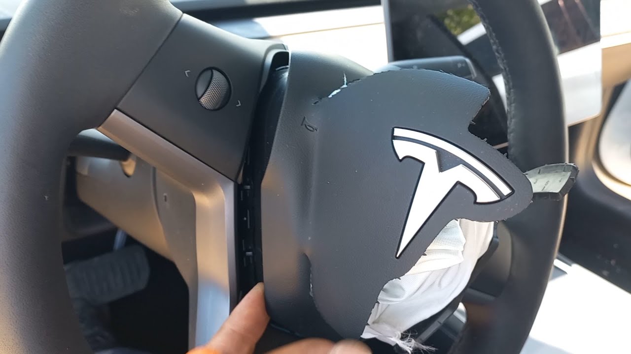 How to Remove Tesla Model 3 Steering Wheel AirBag Detailed Step by Step ...