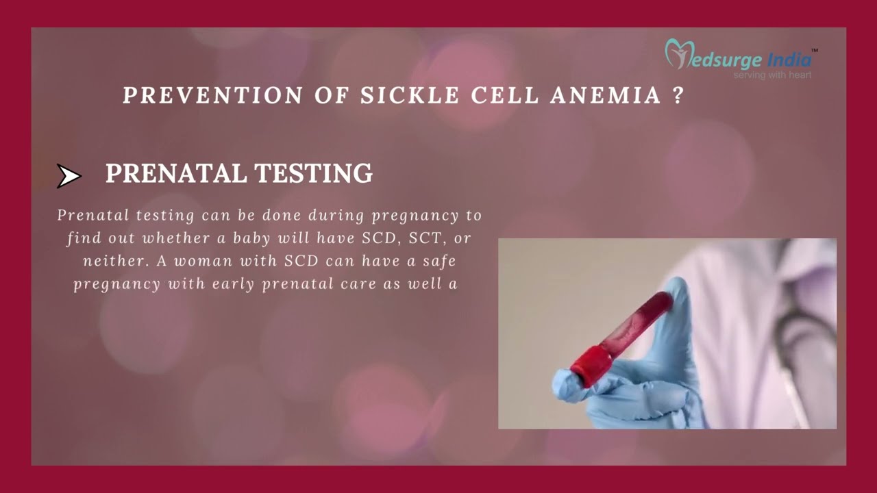 Sickle Cell Anemia Prevention