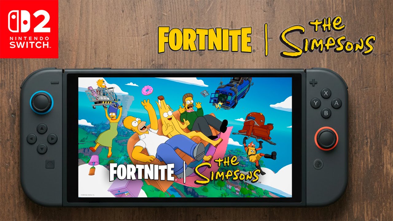 así se ve FORTNITE | LOS SIMPSONS en NINTENDO SWITCH 2 😱 (Gameplay Modo ...