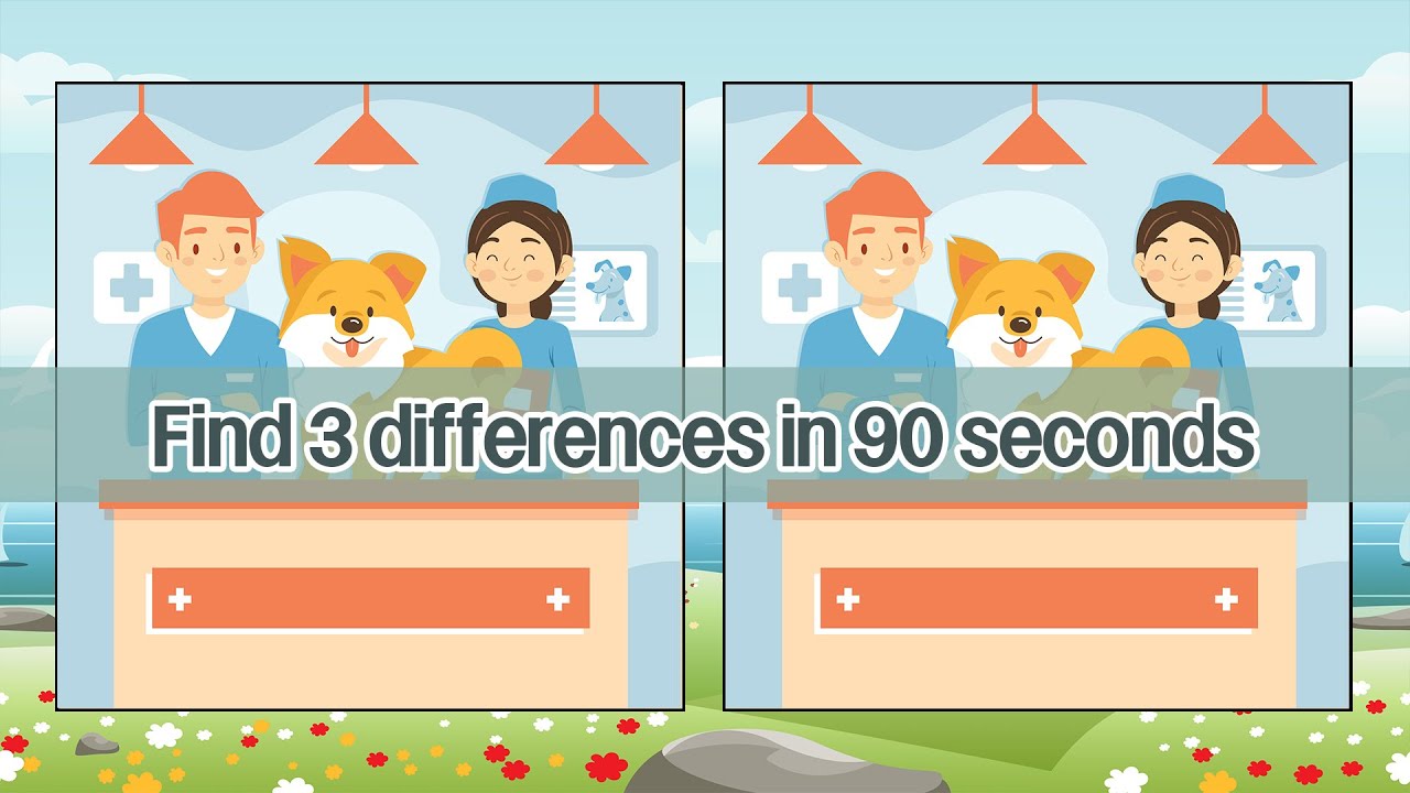Find 3 differences 10 series - YouTube