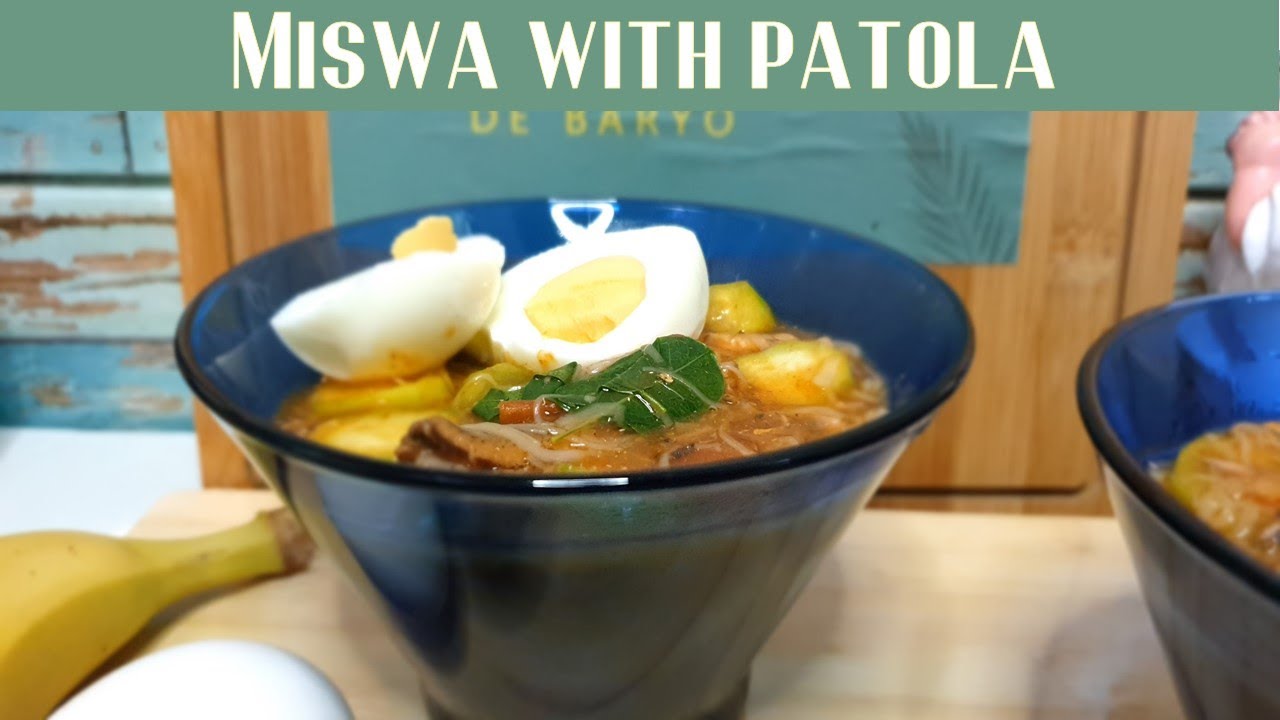 MISUA with PATOLA | MISUA RECIPE | MISUA with MALUNGGAY | MISUA in ...