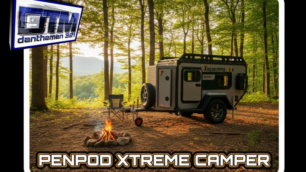 PENPOD XTREME camper camping pod - YouTube