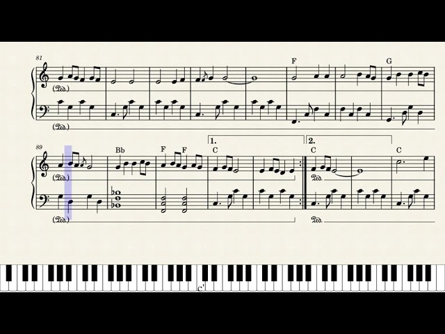 Tomar Khola Hawa Rabindra Sangeet Piano Solo Version Staff Notation by ...