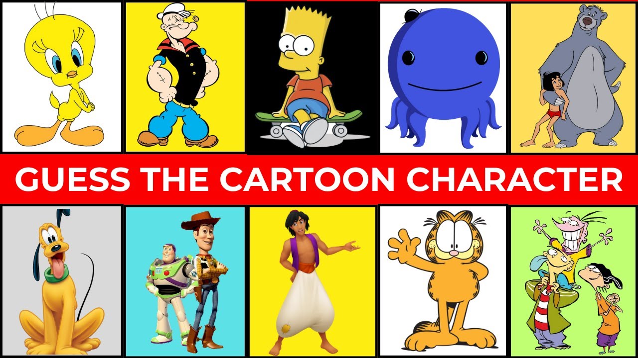Guess the Cartoon Characters in 3 Seconds | Popular Cartoons ...