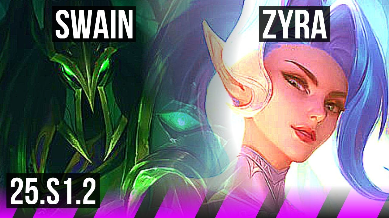 SWAIN & Miss Fortune vs ZYRA & Corki (SUP) | KR Master | 25.S1.2 - YouTube