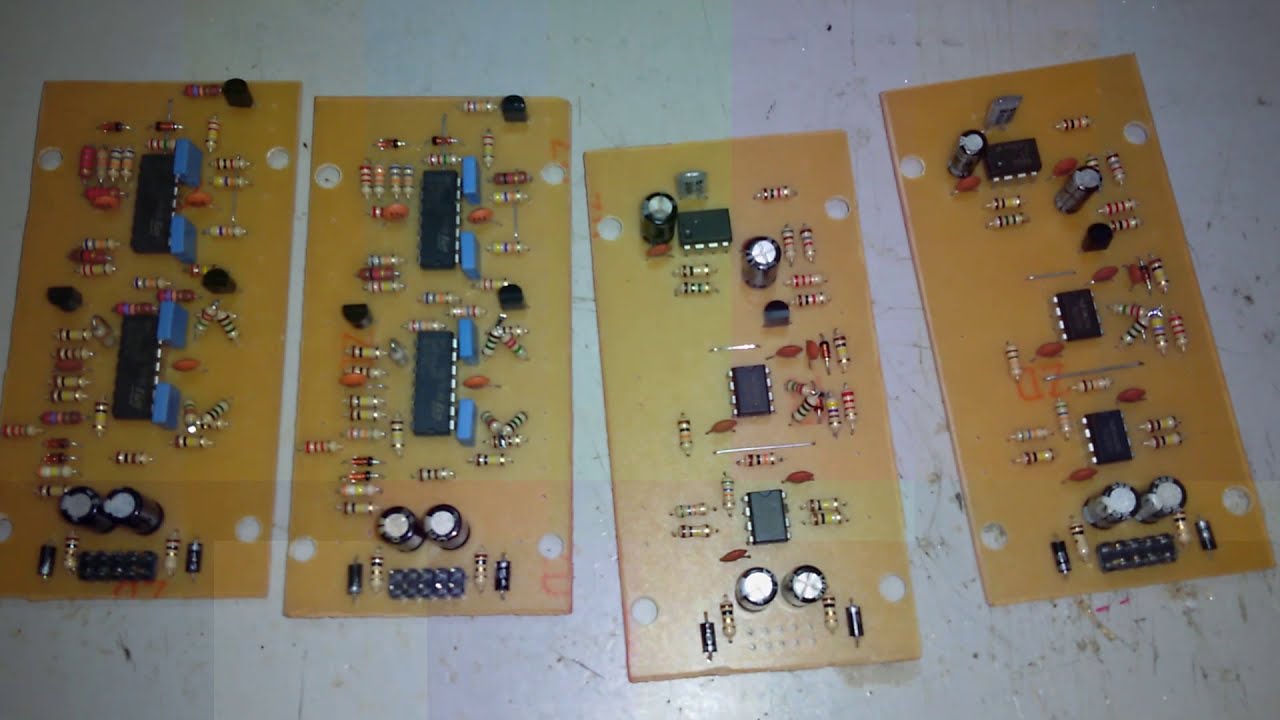 Home Made Printed Circuit Boards for two Analog Synthesizer Modules ...