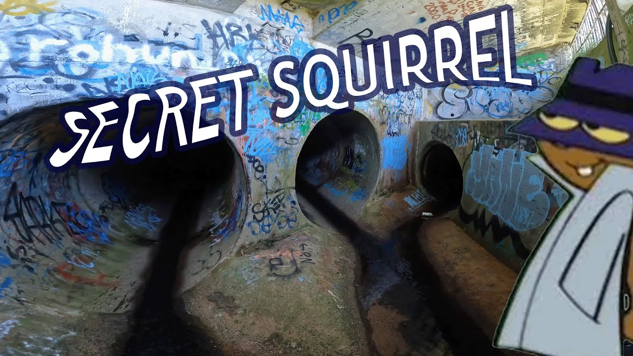 Secret Squirrel Storm Drain - YouTube