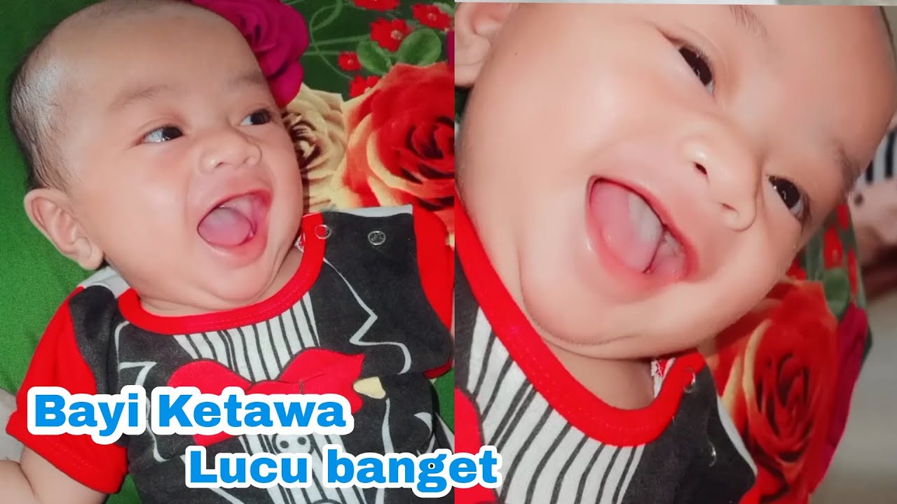 Bayi ful senyum, ketawa lucu banget bikin gemes - YouTube