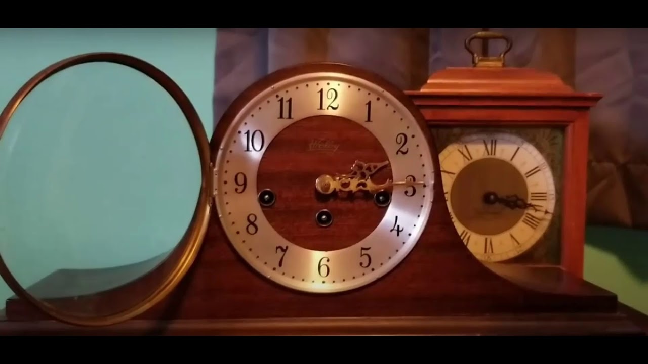 1974 Welby Mantle Clock and Chime - YouTube