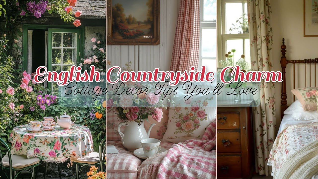 🌸Bring English Countryside Charm into Your Home: Cottage Decor Tips You ...