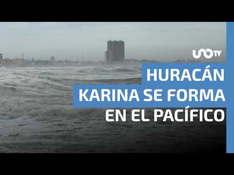 Huracán Karina se forma en el Pacífico mexicano; ésta es su trayectoria