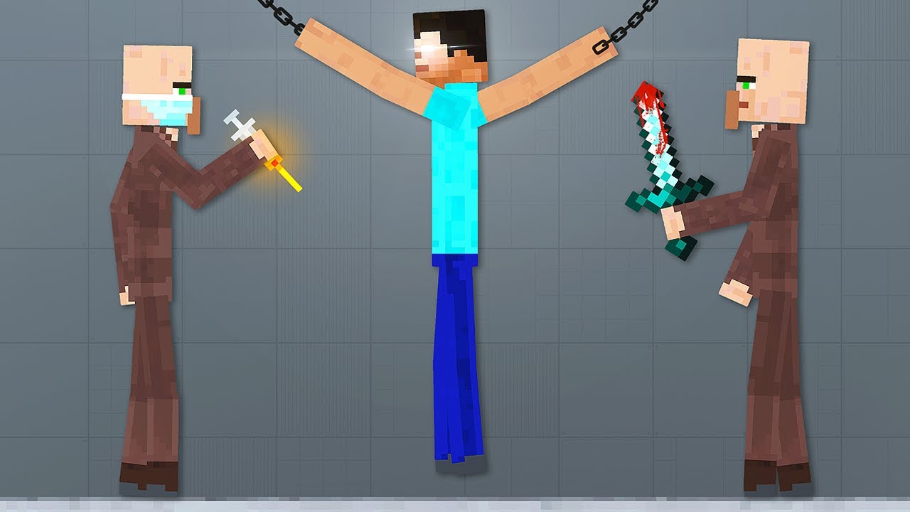 Experimenting on MINECRAFT Mobs with Mods - People Playground Gameplay ...