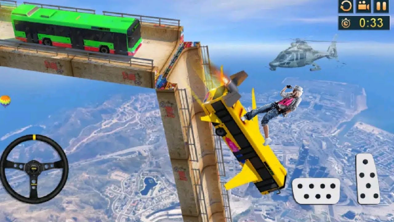 Extreme School Bus Stunt 2020 - YouTube