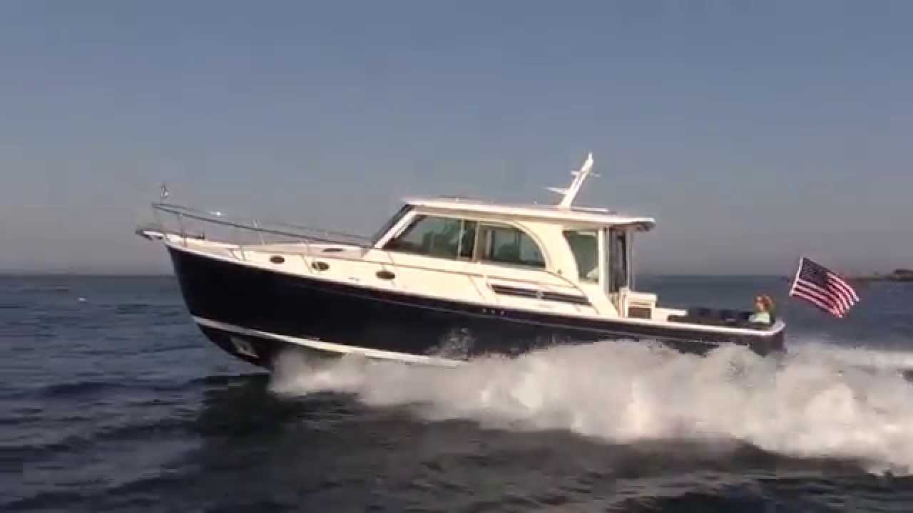 Back Cove 41 running off Rockland Maine - YouTube