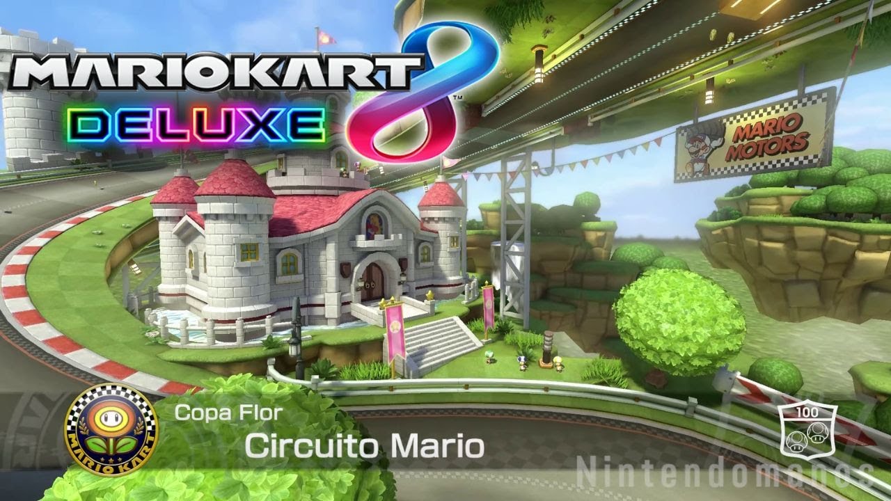 Mario Kart 8 Deluxe | Gameplay Español Latino | Copa Flor. - YouTube