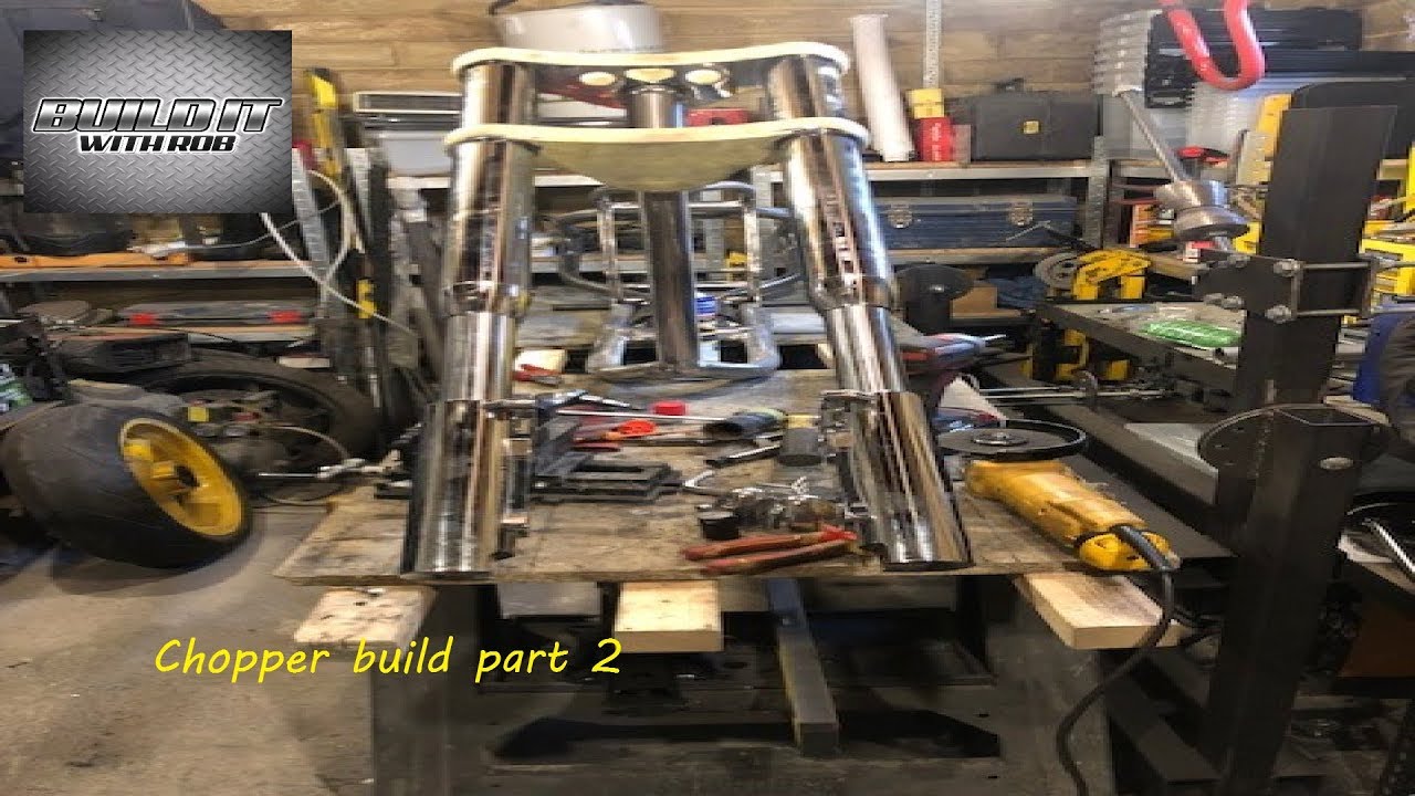 Chopper build part 2, Building a chopper - YouTube