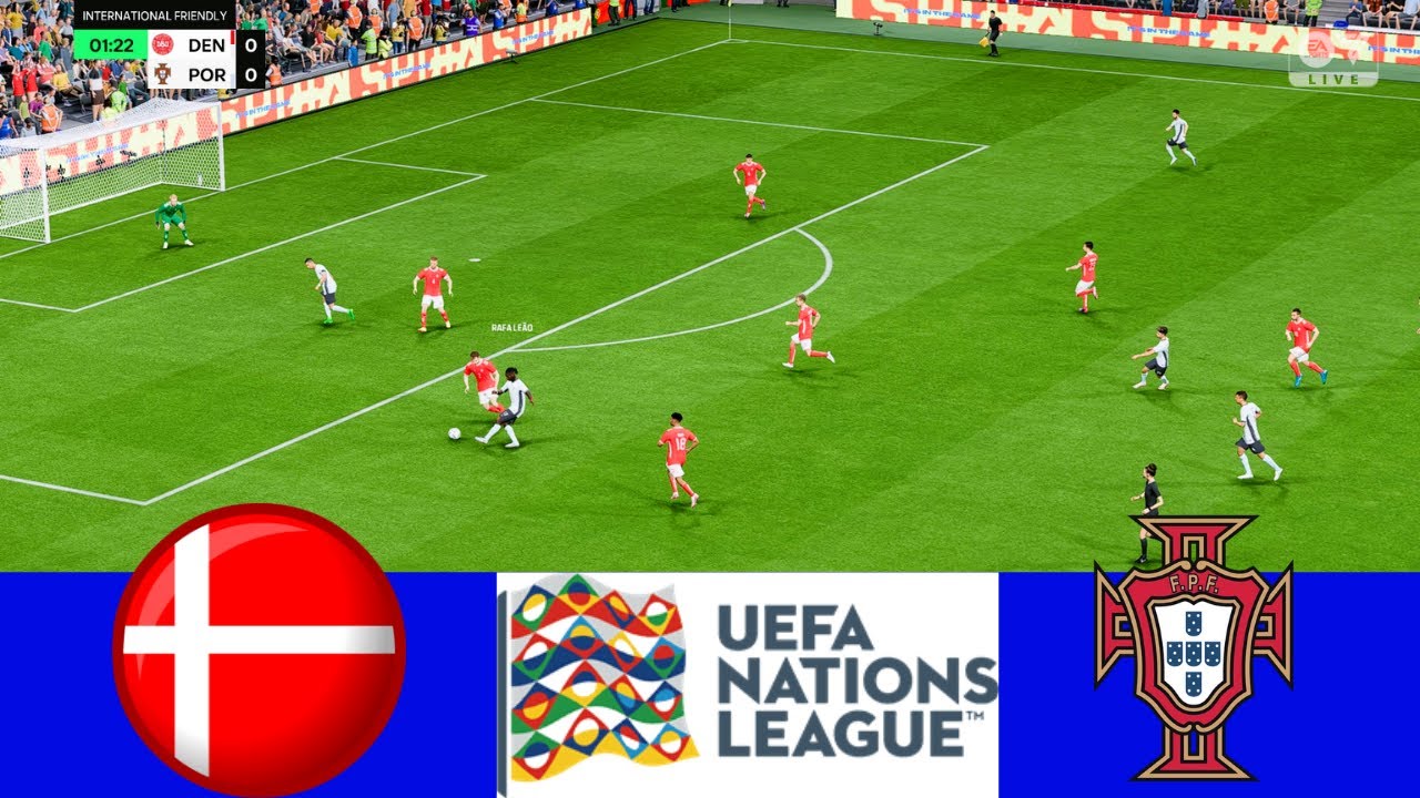 Denmark vs Portugal - UEFA Nations League 2025 | Full Match All Goals ...