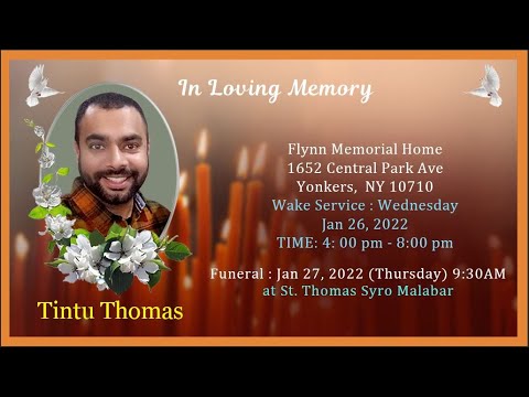 Burial Service | Tintu Thomas - YouTube