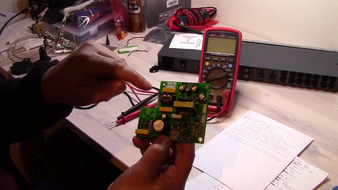 Presonus Firestudio Project with a broken power supply board - YouTube