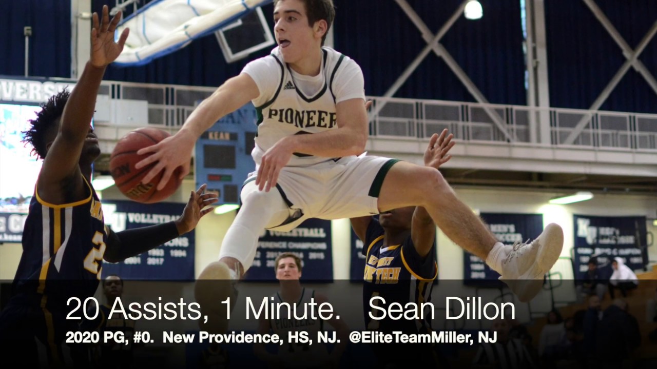20-Assists in 1-minute. Sean Dillon #0, '20 PG - YouTube