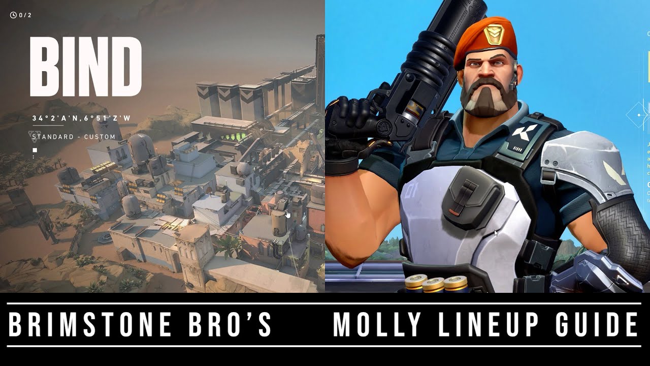 Brimstone Bro's Molly Lineup Guide - BIND - #Valorant #Lineups # ...