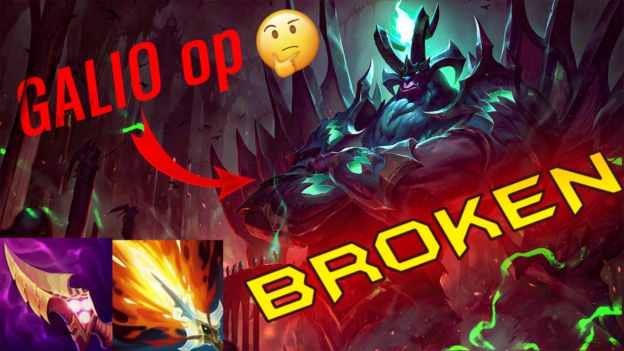 AP GALIO BROKEN | GALIO FULL SUPPORT GAMEPLAY | - YouTube