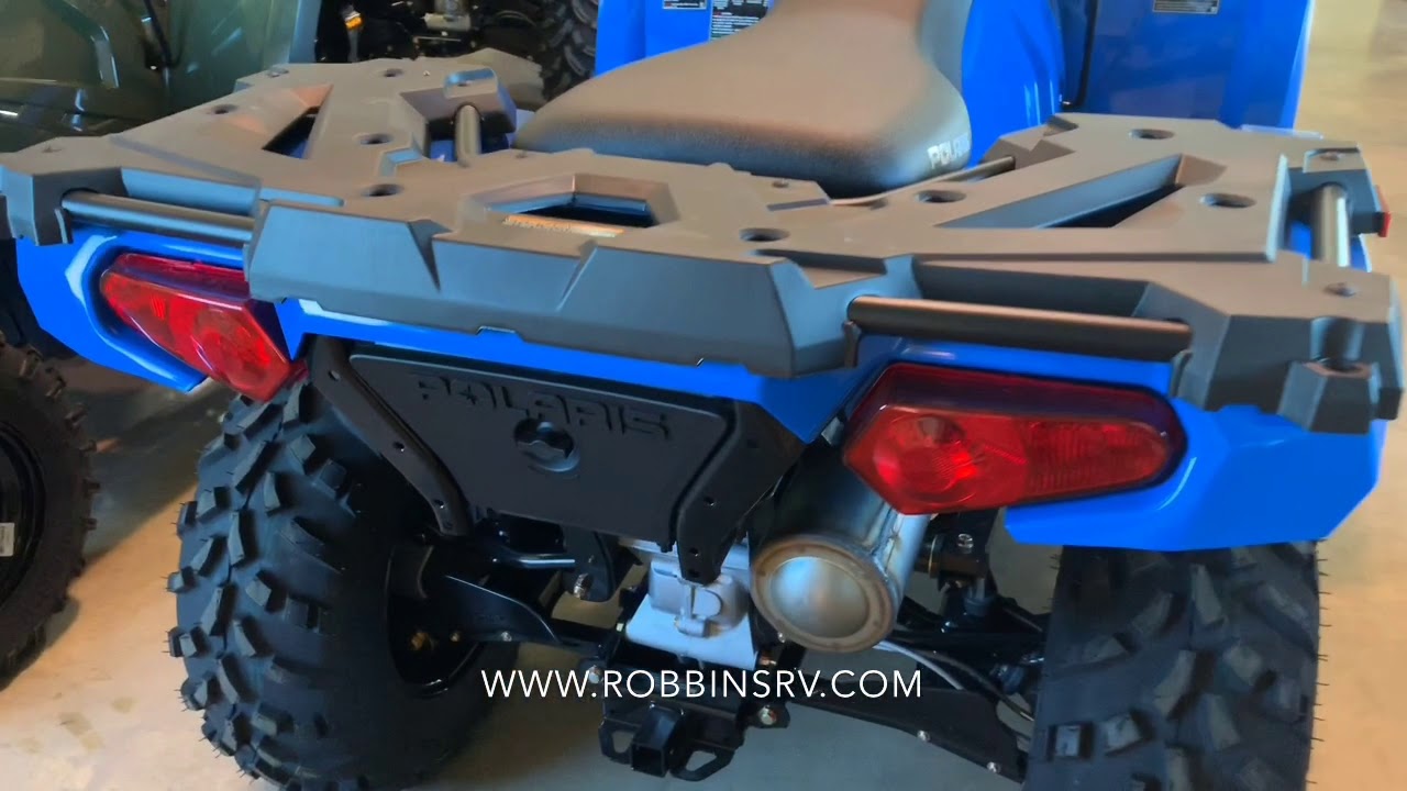 2019 Polaris Sportsman 570 Velocity Blue - YouTube