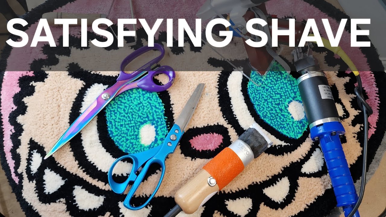 This LABUBU Rug Transformation is SO Satisfying 🔥 | ASMR Tufting ...