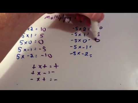 Multiplying Negatives - Corbettmaths - YouTube