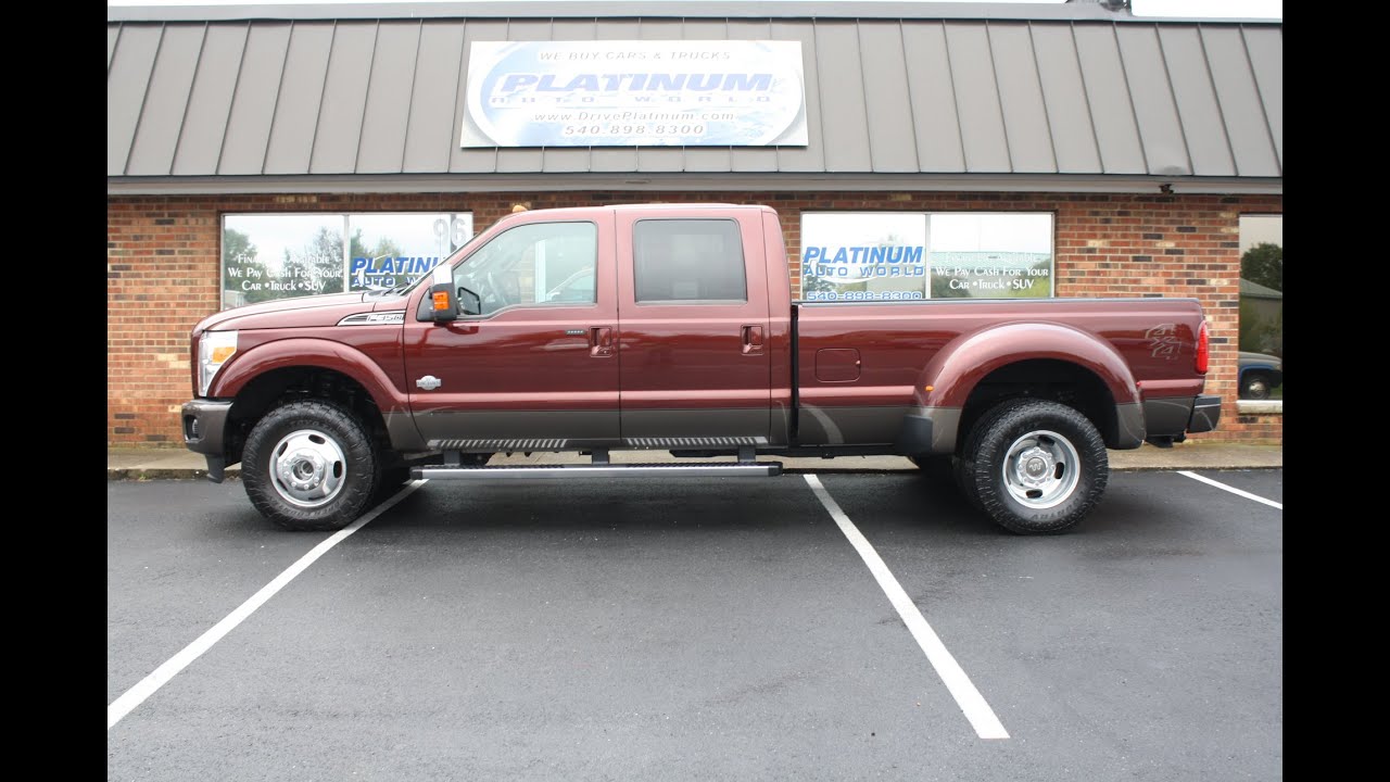 ONE-OWNER 2016 Ford F350 4X4 6.7 PowerStroke diesel King Ranch Edition ...