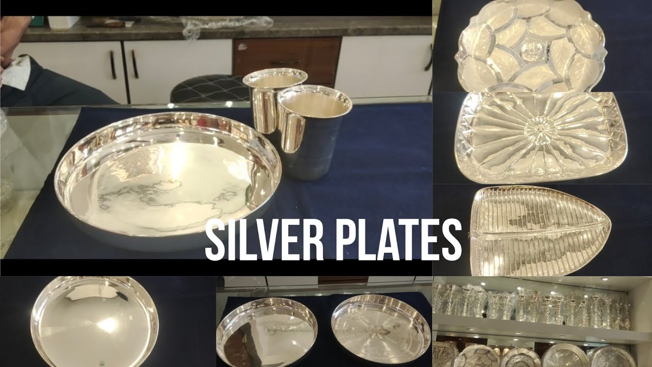 Silver plates||New collection||Design plates||Below 500 grams|| - YouTube