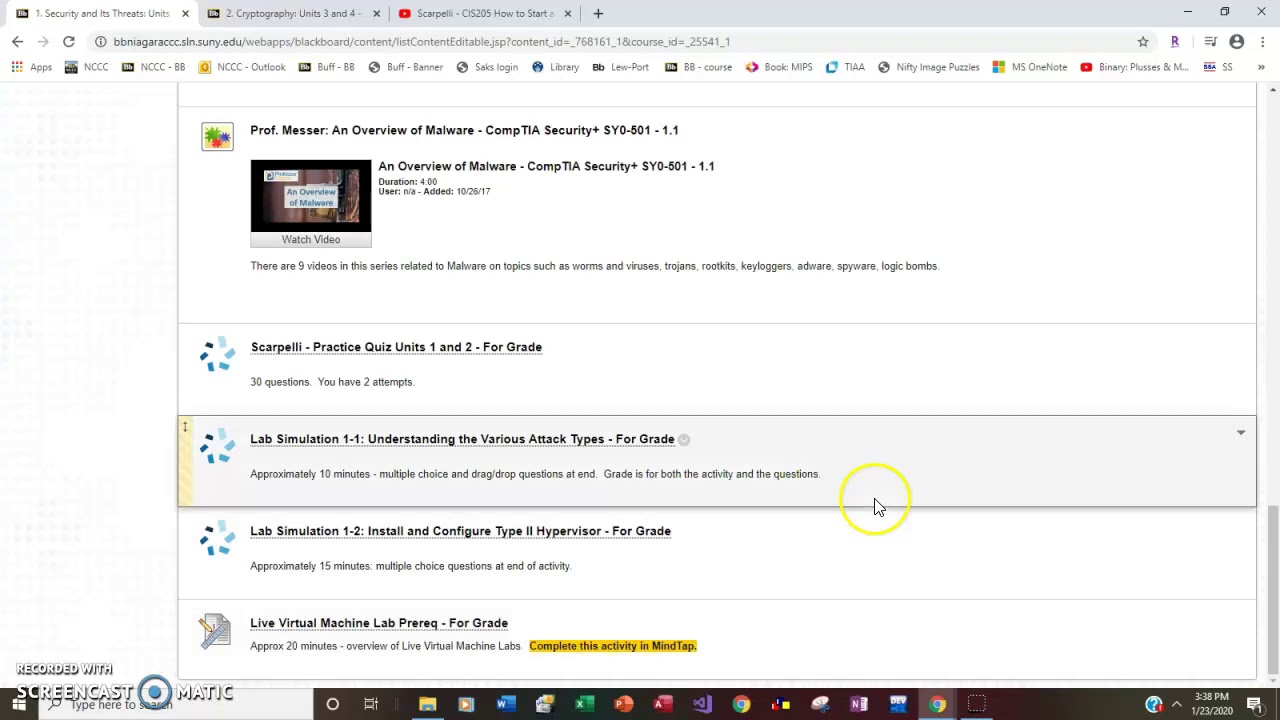 Scarpelli - CIS205 - Part 1 Overview - YouTube