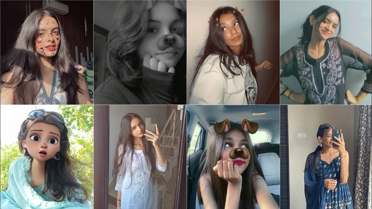 🔥Snapchat selfie poses |🌈cute hidden face dpz for profile💕beautiful dp ...