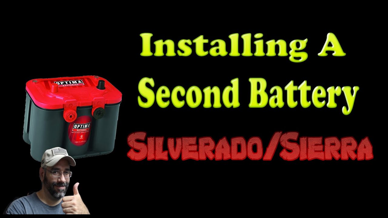 Installing a second battery in Silverado/Sierra Final - YouTube