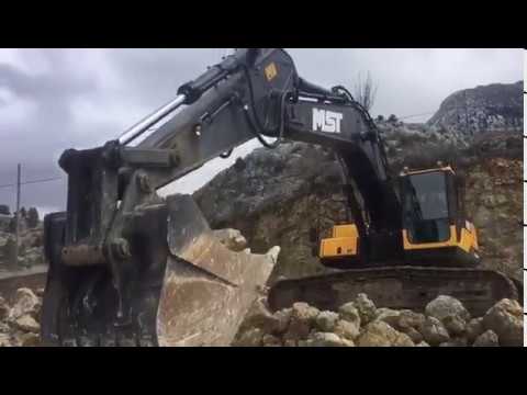 MST M300 Ekskavatörün Sınırlarını Zorluyorlar // MST 300 Tartmaya Karşı Muhteşem Dengesi