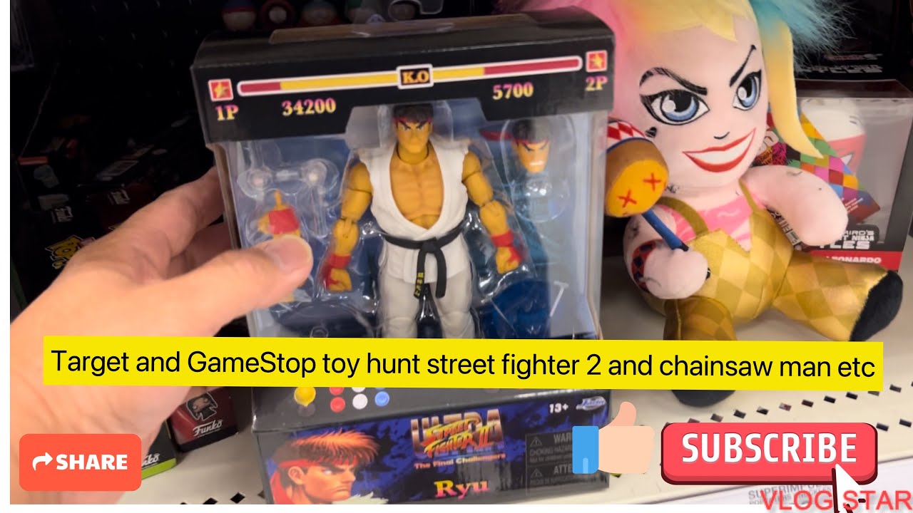 Target and GameStop toy hunt Jada toys street fighter 2 ryu and ...