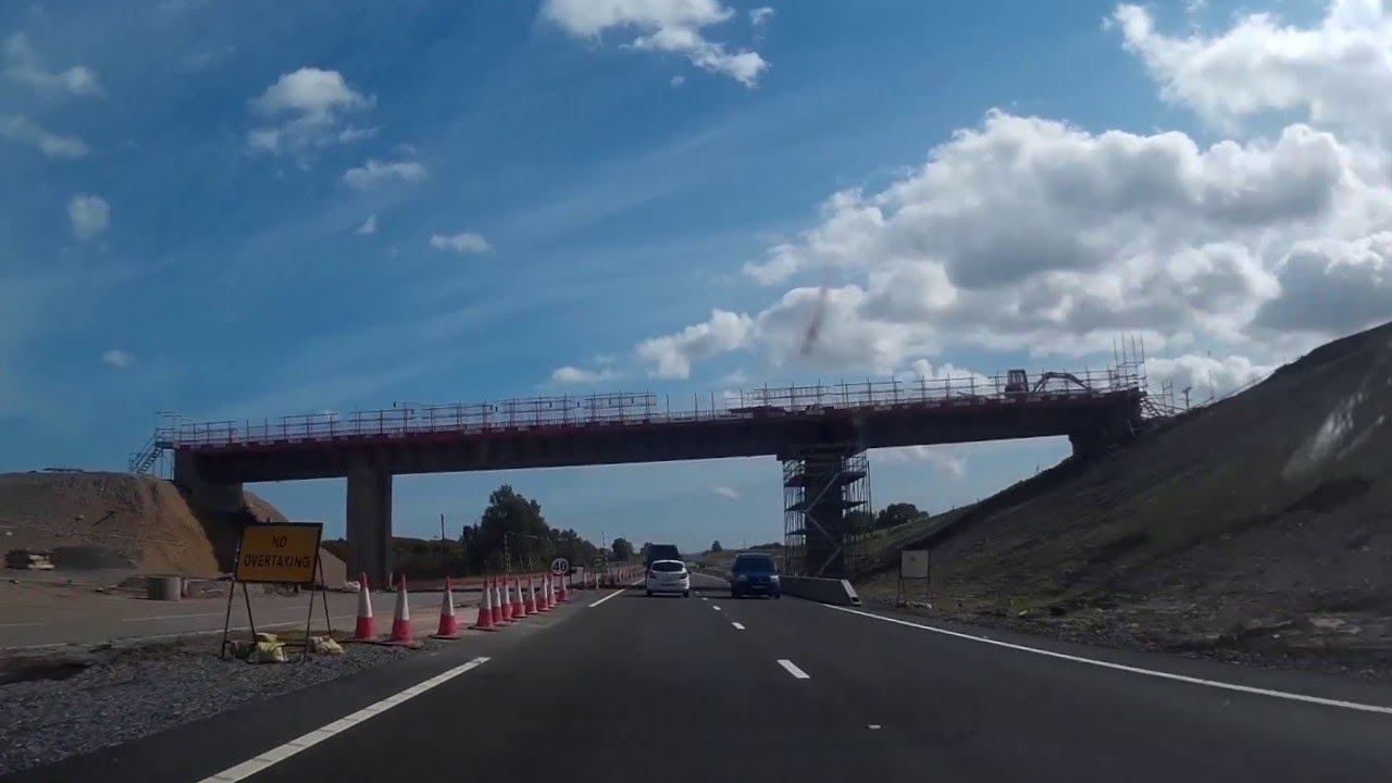 Spring Afternoon Drive From Dunkeld On A9 South To Perth Perthshire ...
