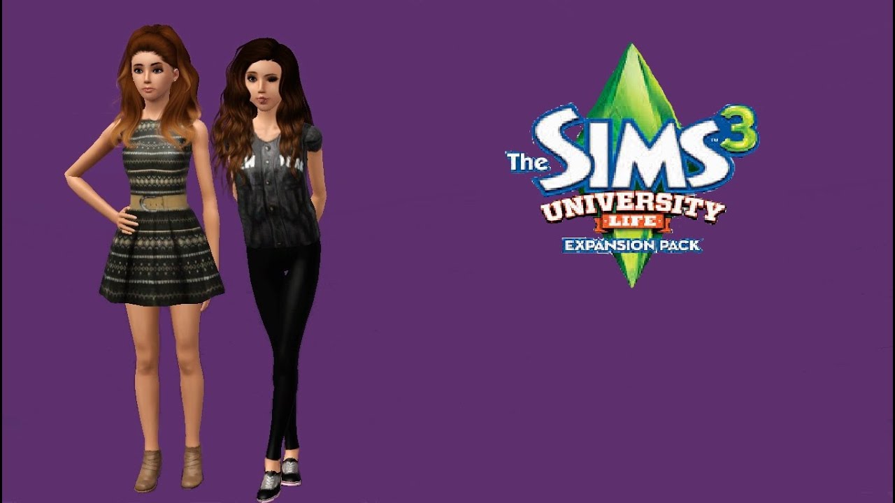 the sims 3 university-(part 1)-create a sim - YouTube