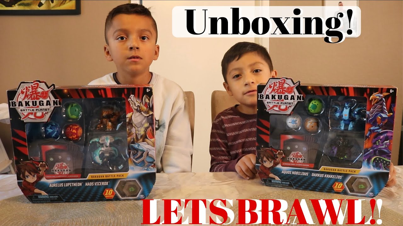 Unboxing Bakugan Battle Pack! Aurelius Lupitheon, Haos Vicerox, Aquos ...