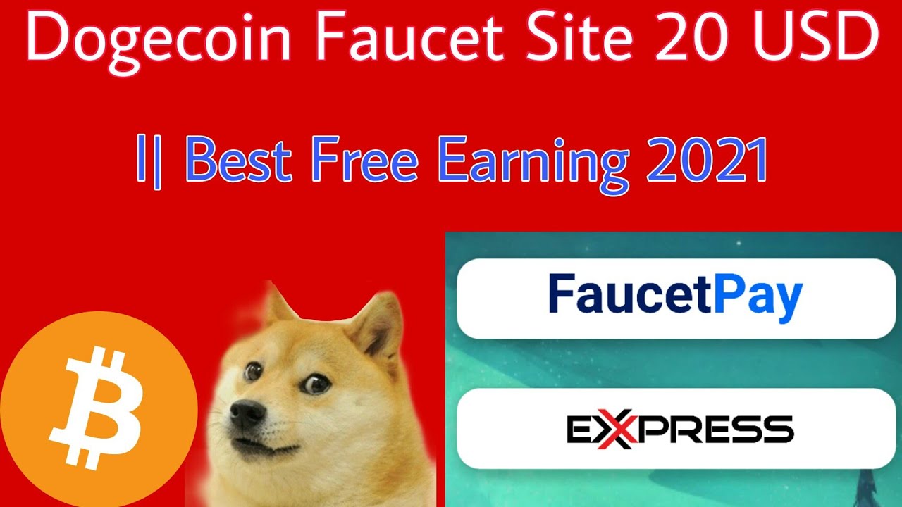 Dogecoin Faucet Site l| Best Free Earning 2021 - YouTube
