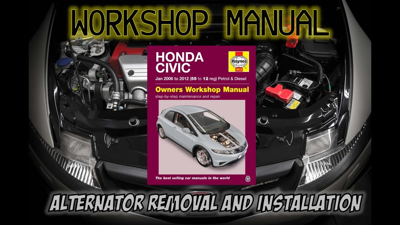 ALTERNATOR REMOVAL AND INSTALLATION - CIVIC TYPE R FN2 - WORKSHOP ...