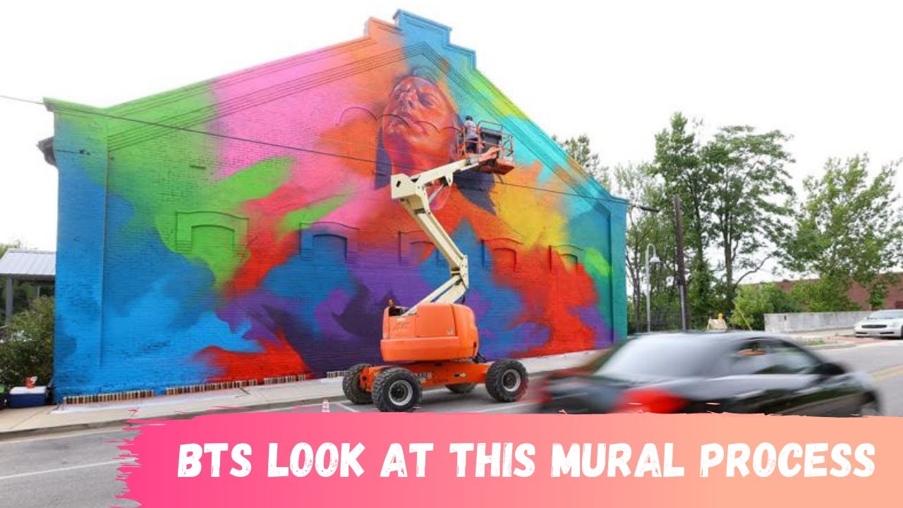 Painting a mural walk-through - With Explanation and insights - YouTube
