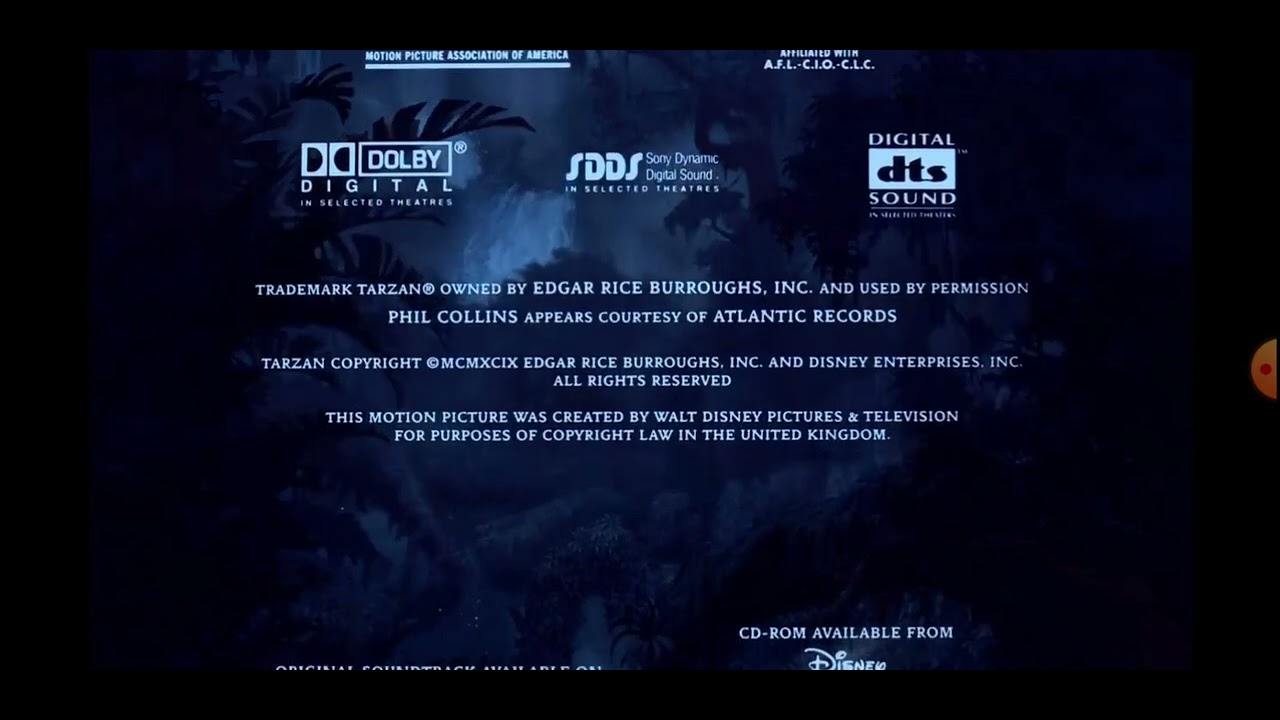 DVD CLOSING EP 250 TARZAN (1999) - YouTube