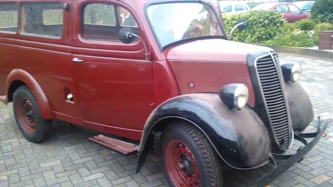 Fordson E83W Utility Van - YouTube